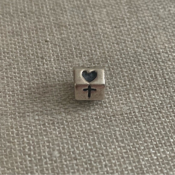 Pandora | Jewelry | Retired Authentic Pandora Faith Hope Love Charm ...